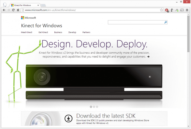 Unboxing de Kinect pour Windows v2